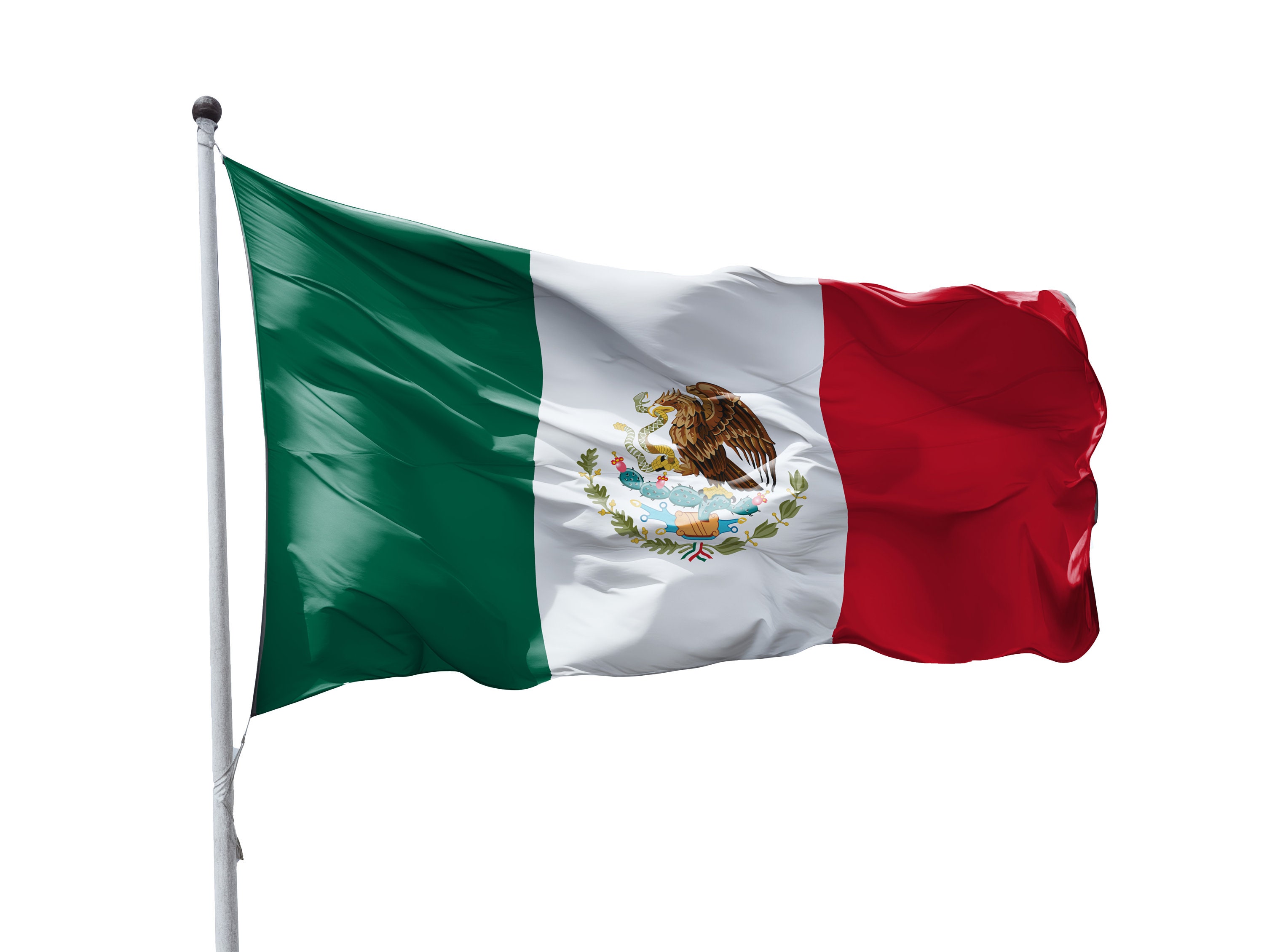 Mexico Flag Clipart Set - Mexican Waving Flag High Resolution Pngs ...