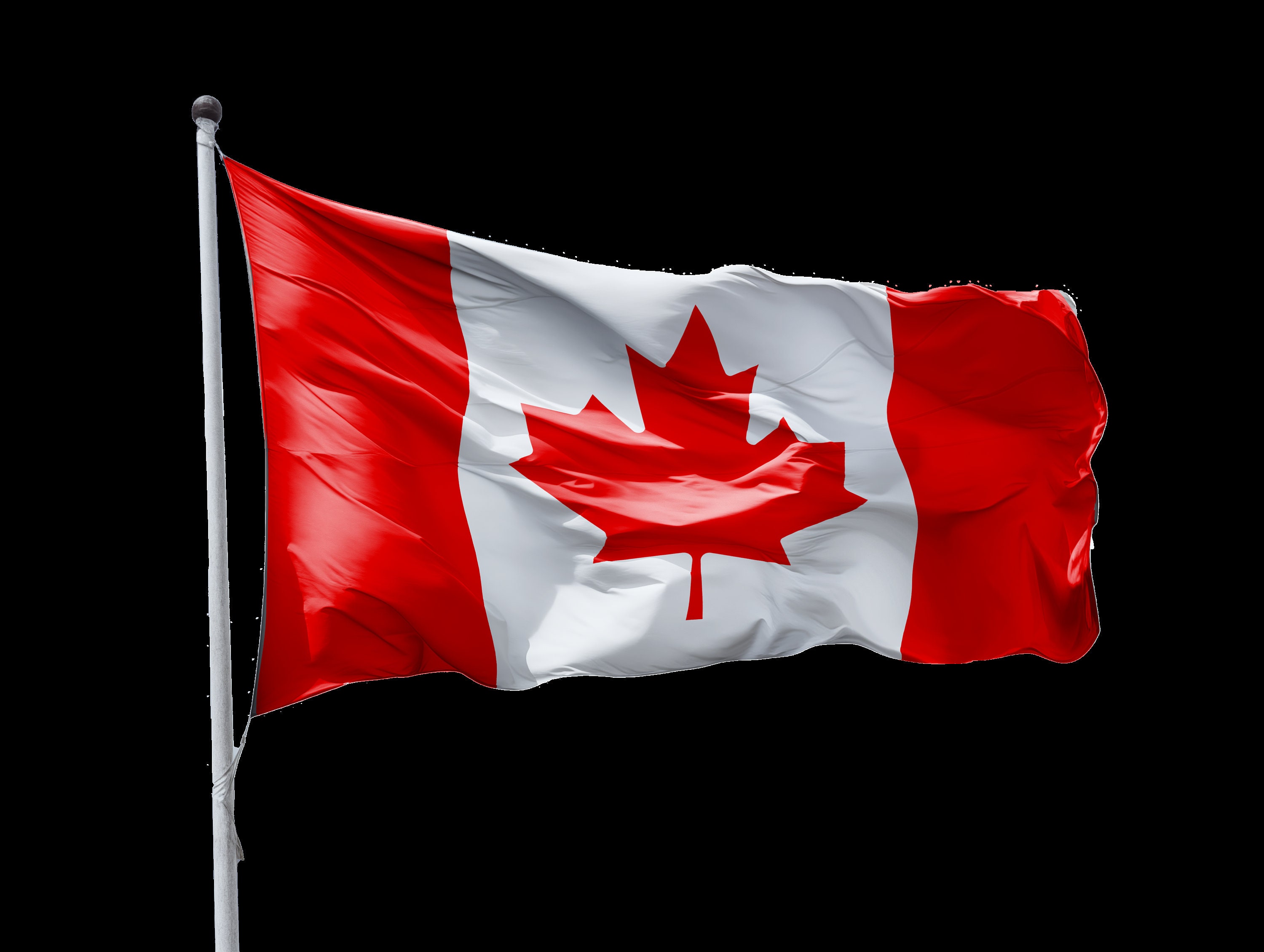 Canada Flag Clipart Set - Canada Waving Flag High Resolution Pngs ...