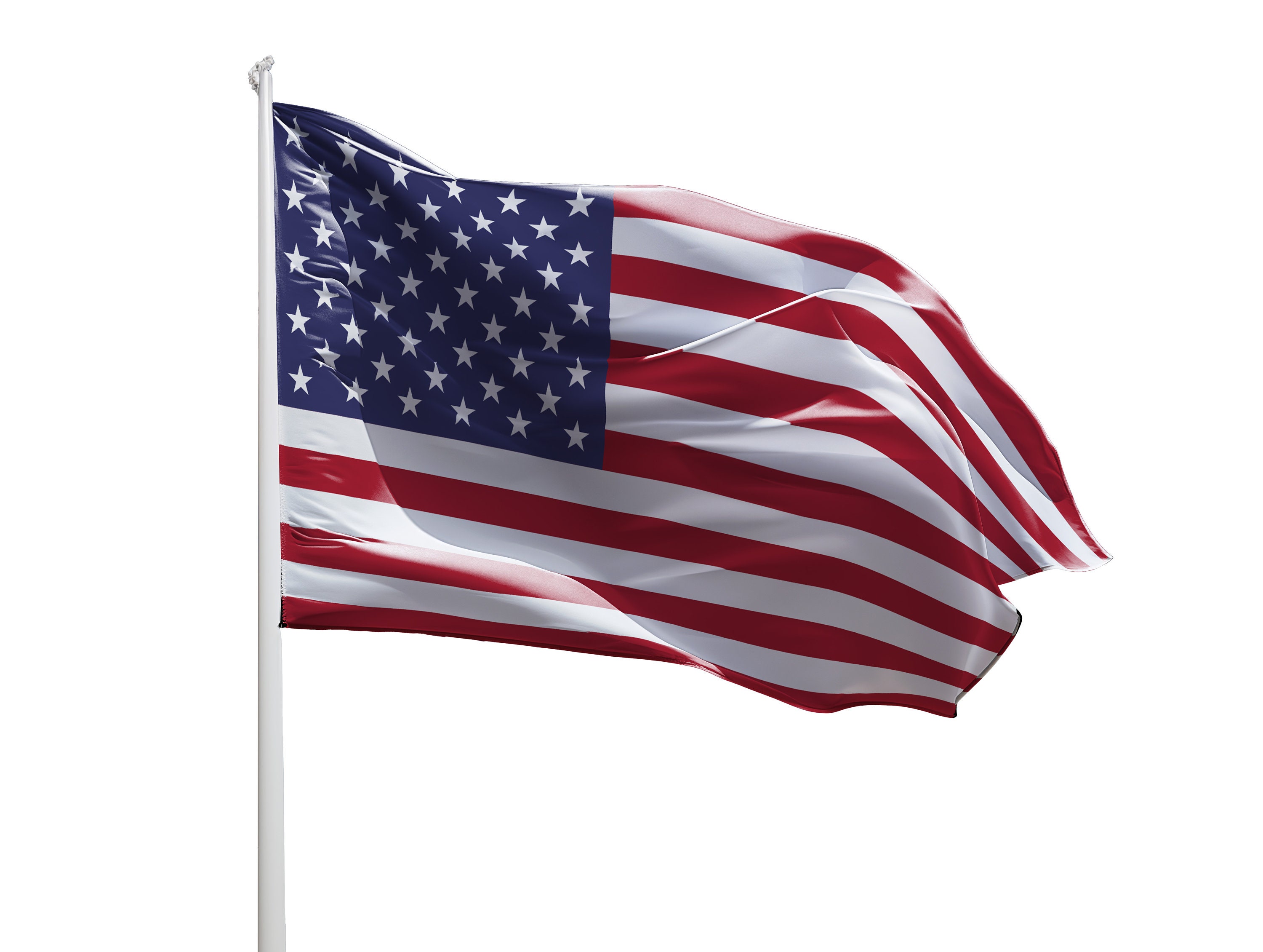 USA Flag Clipart Set - USA Waving Flag High Resolution Pngs ...