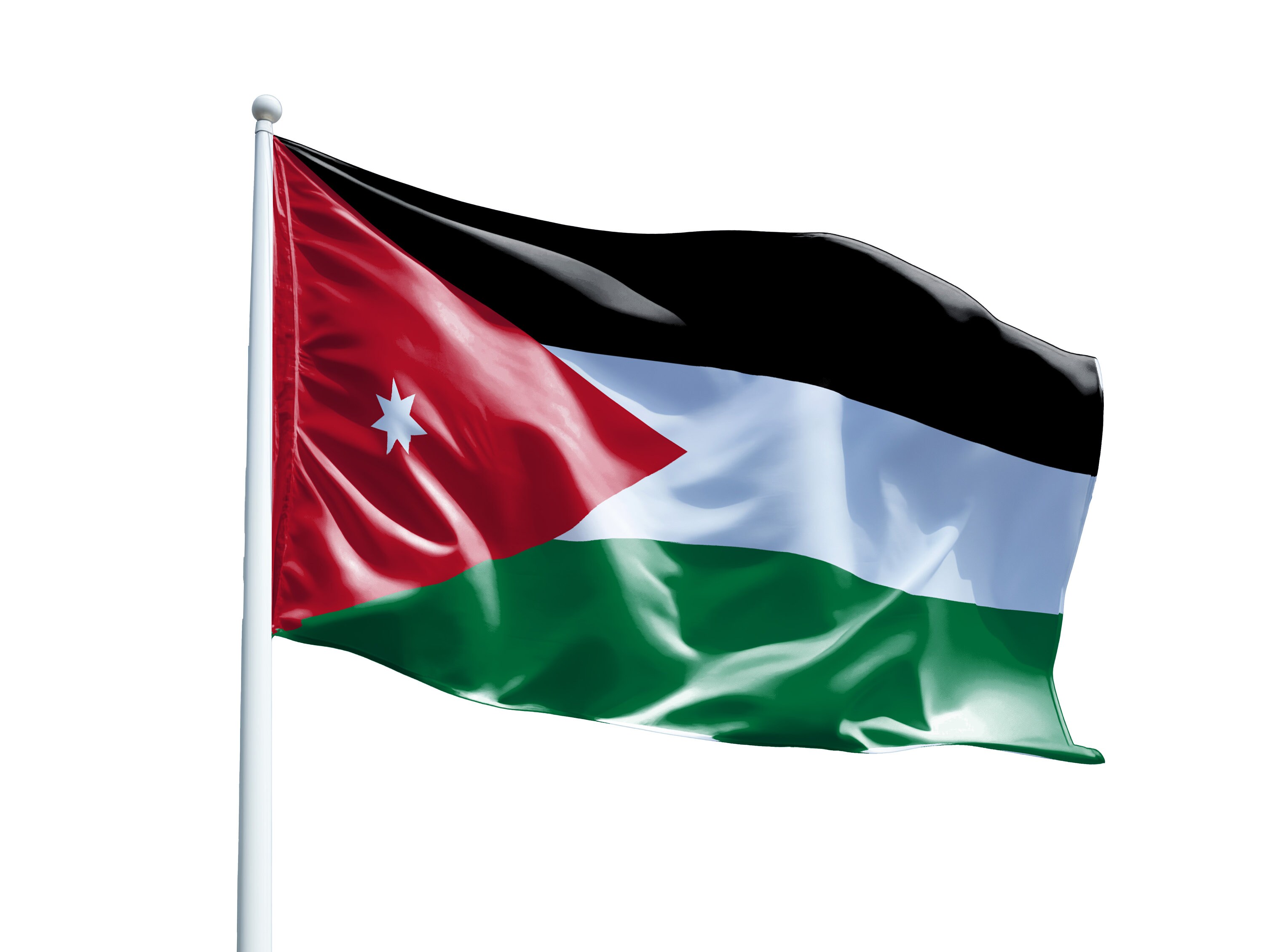 Jordan Flag Clipart Set – High-resolution PNG & JPG (downloadable Files ...