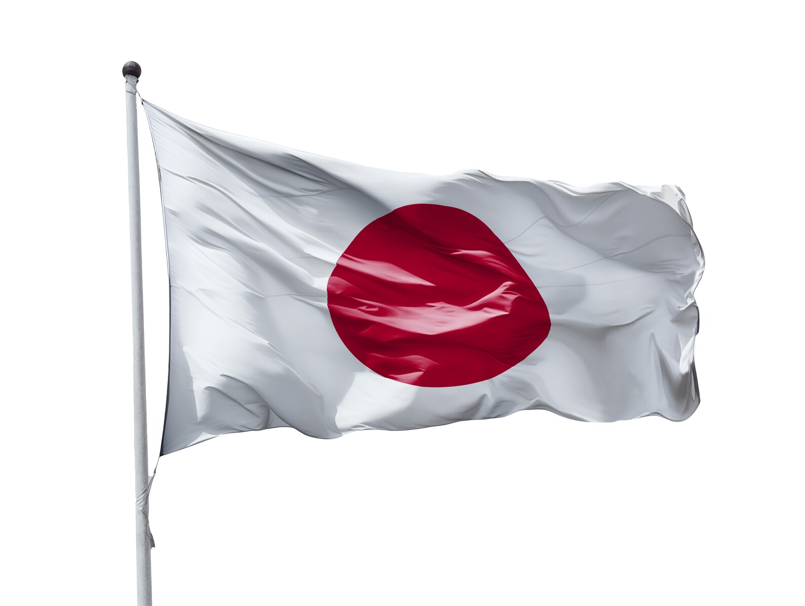 Japan Flag Clipart Set - Japanese Waving Flag High Resolution Pngs ...