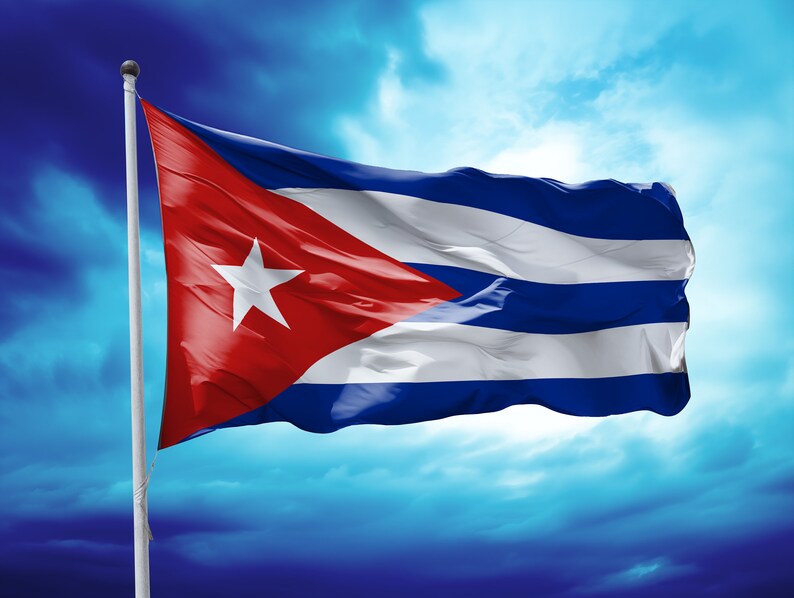 Cuba Flag Clipart Set - Cuban Waving Flag High Resolution Pngs ...