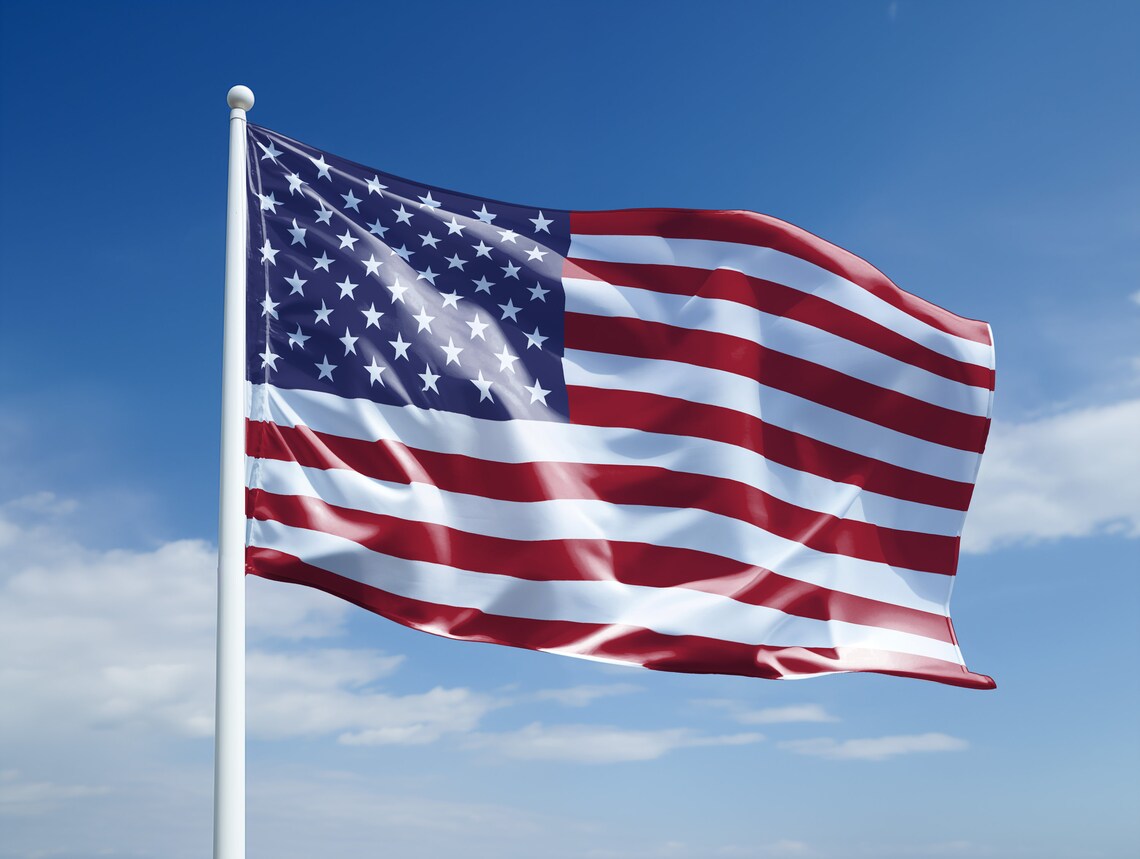 USA Flag Clipart Set USA Waving Flag High Resolution Pngs, Downloadable ...