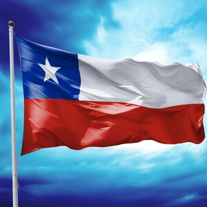 Chile Flag Clipart Set - Chilean Waving Flag High Resolution Pngs ...