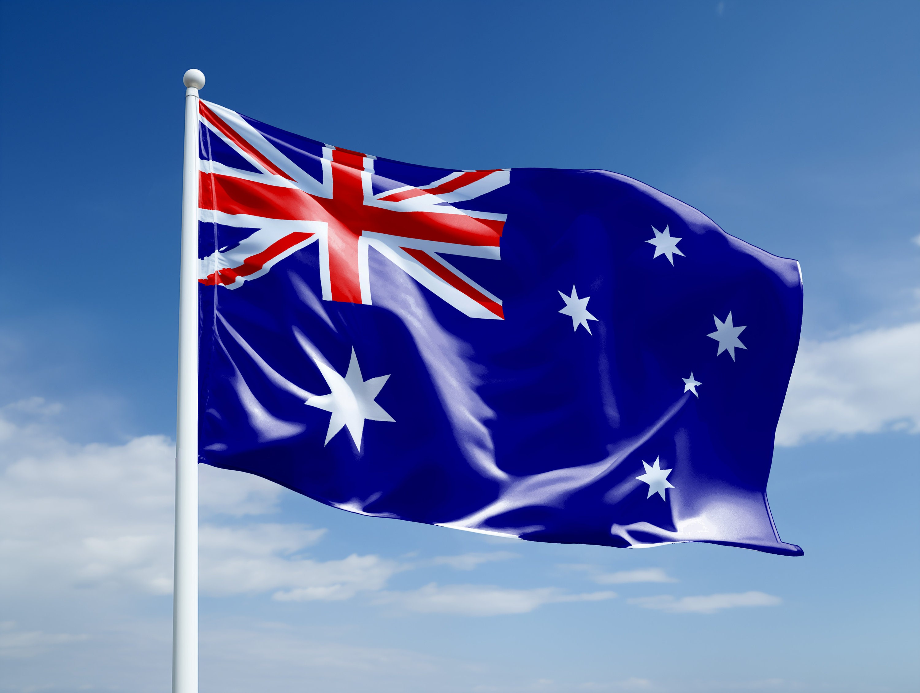 Australian Flag Clipart Set - Australian Waving Flag High Resolution ...