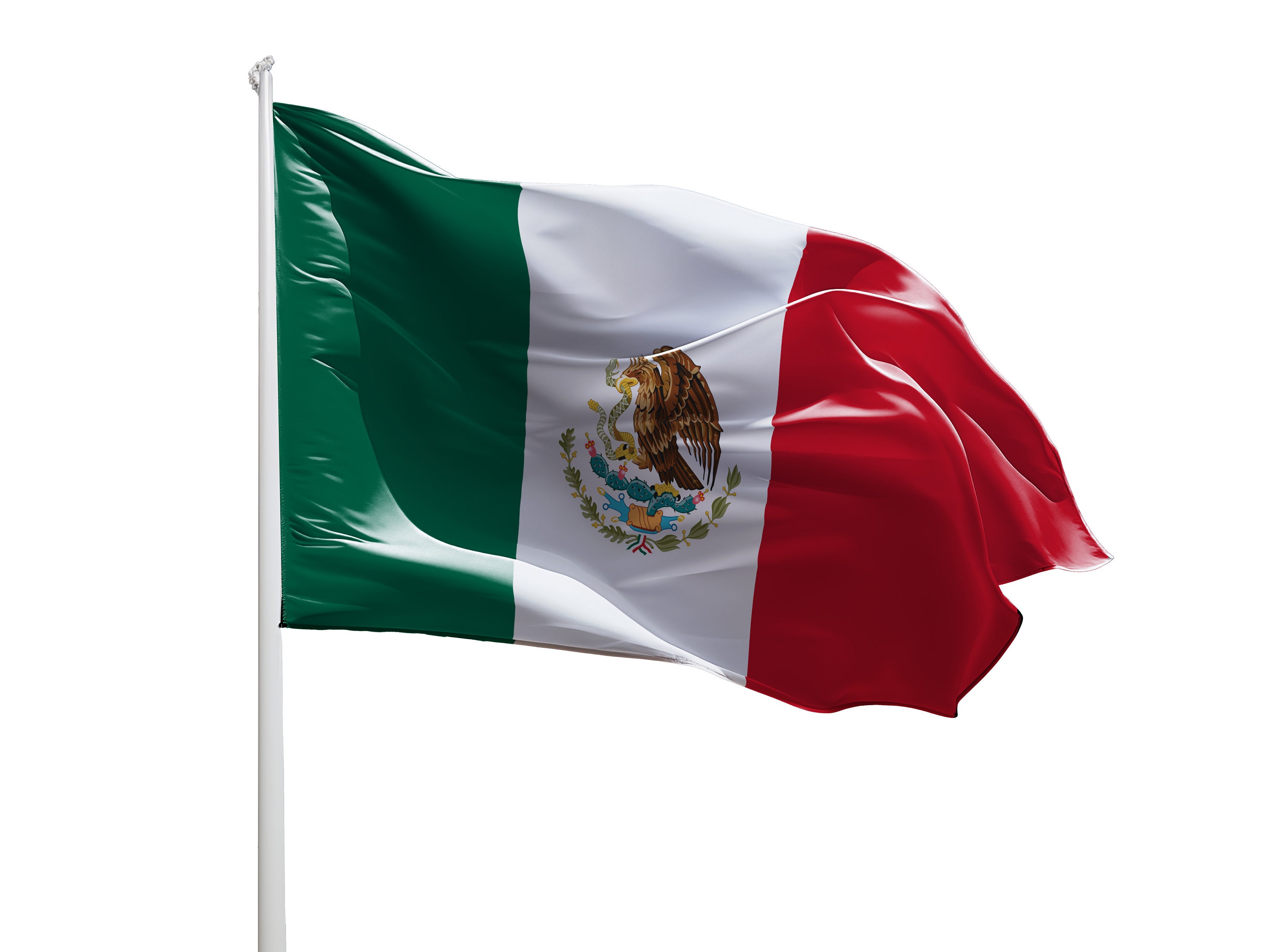Mexico Flag Clipart Set - Mexican Waving Flag High Resolution Pngs ...
