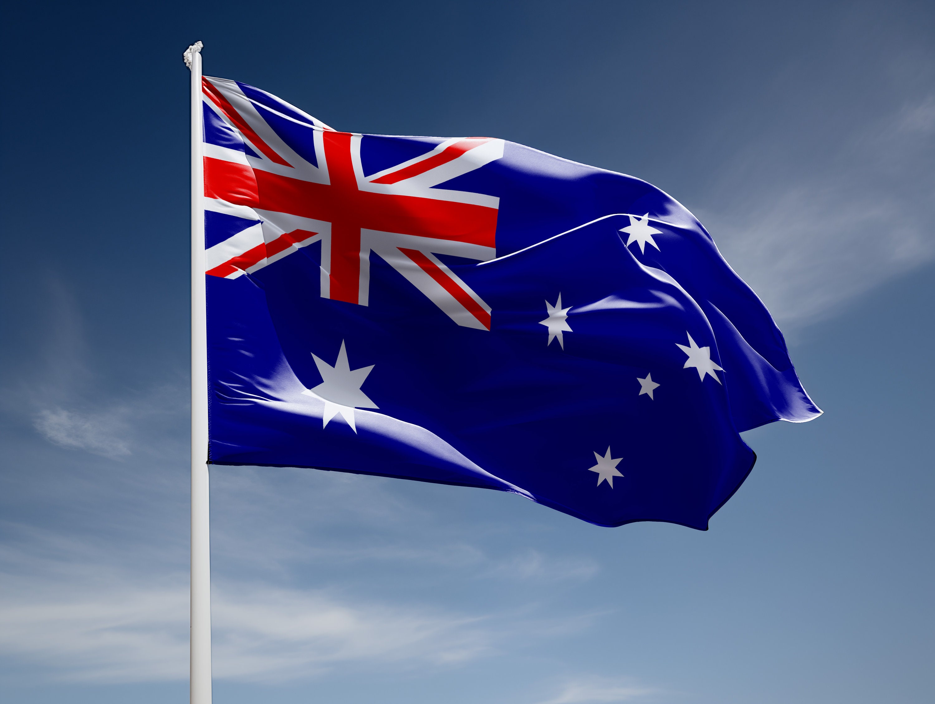 Australian Flag Clipart Set - Australian Waving Flag High Resolution ...