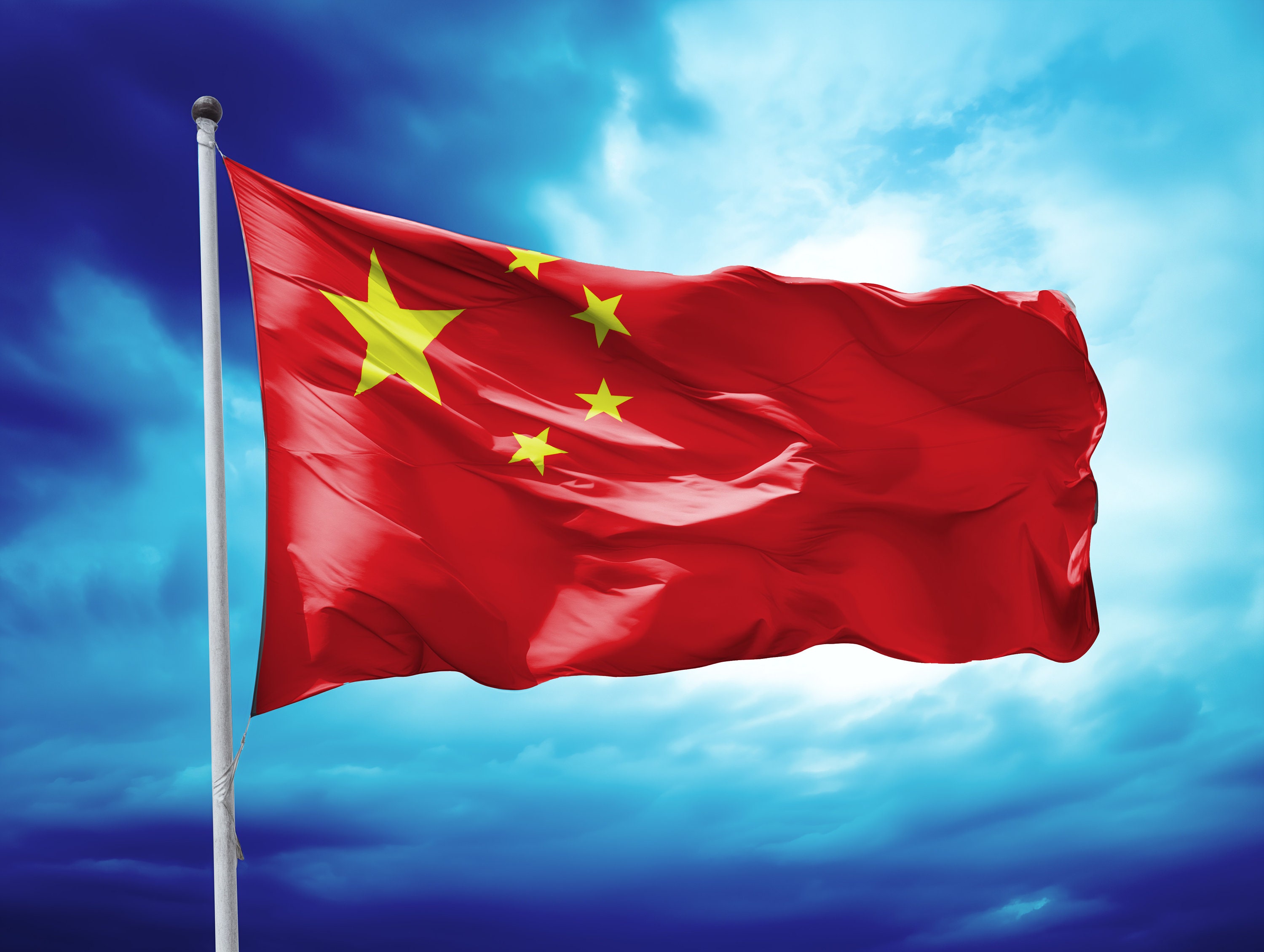 China Flag Clipart Set -chinese Waving Flag High Resolution Pngs ...