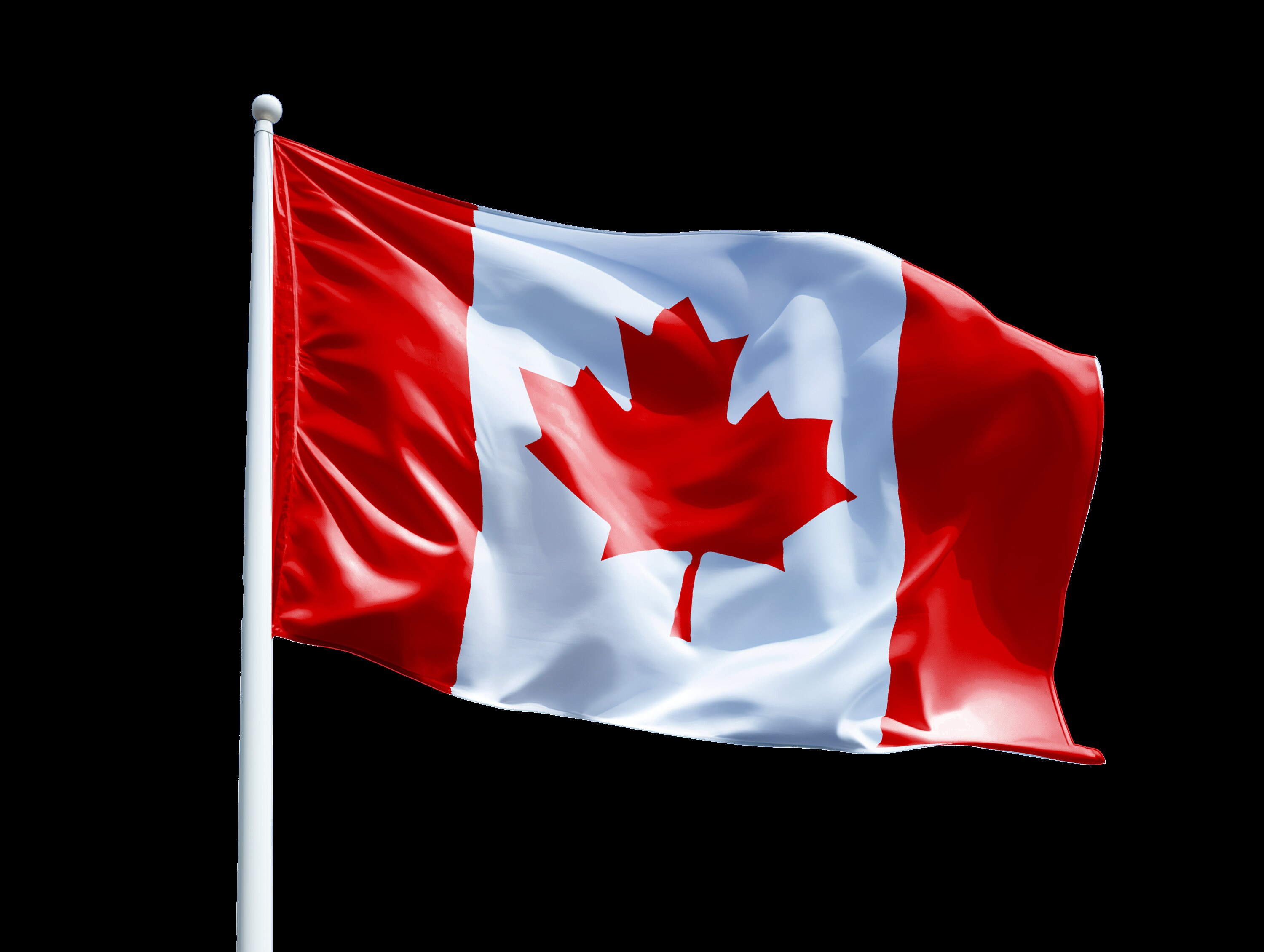 Canada Flag Clipart Set - Canada Waving Flag High Resolution Pngs ...
