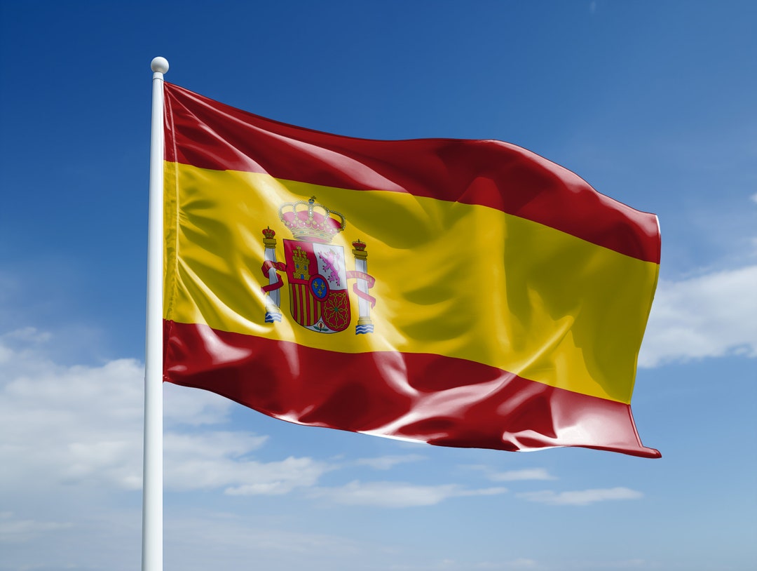Spain Flag Clipart Set - Spain Waving Flag High Resolution Pngs ...