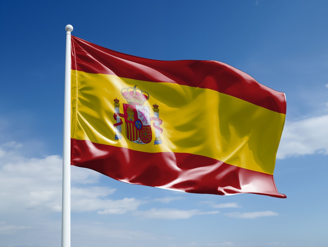 Spain Flag Clipart Set - Spain Waving Flag High Resolution Pngs ...