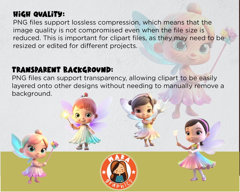 Cute Fairy Clipart, Fairy PNG - High Resolution Pngs (4 Different ...