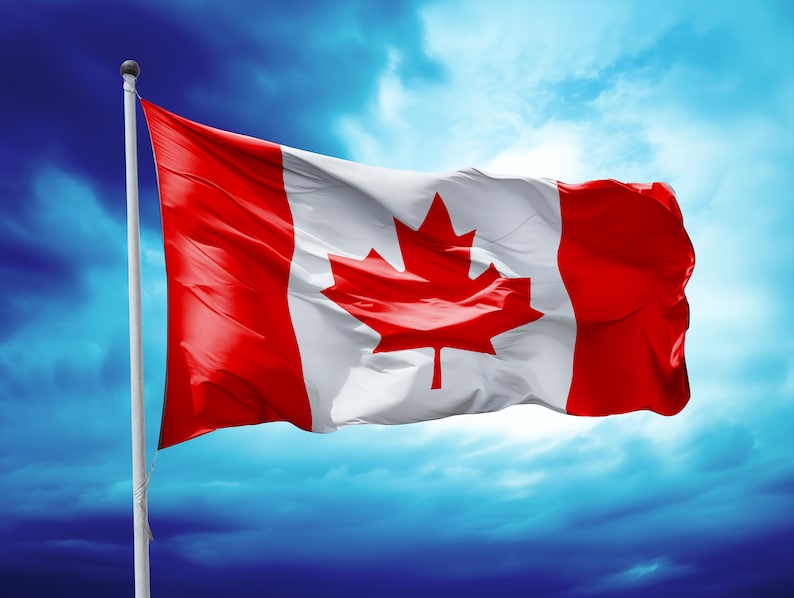 Canada Flag Clipart Set - Canada Waving Flag High Resolution Pngs ...