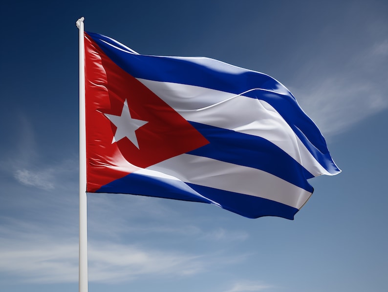Cuba Flag Clipart Set - Cuban Waving Flag High Resolution Pngs ...
