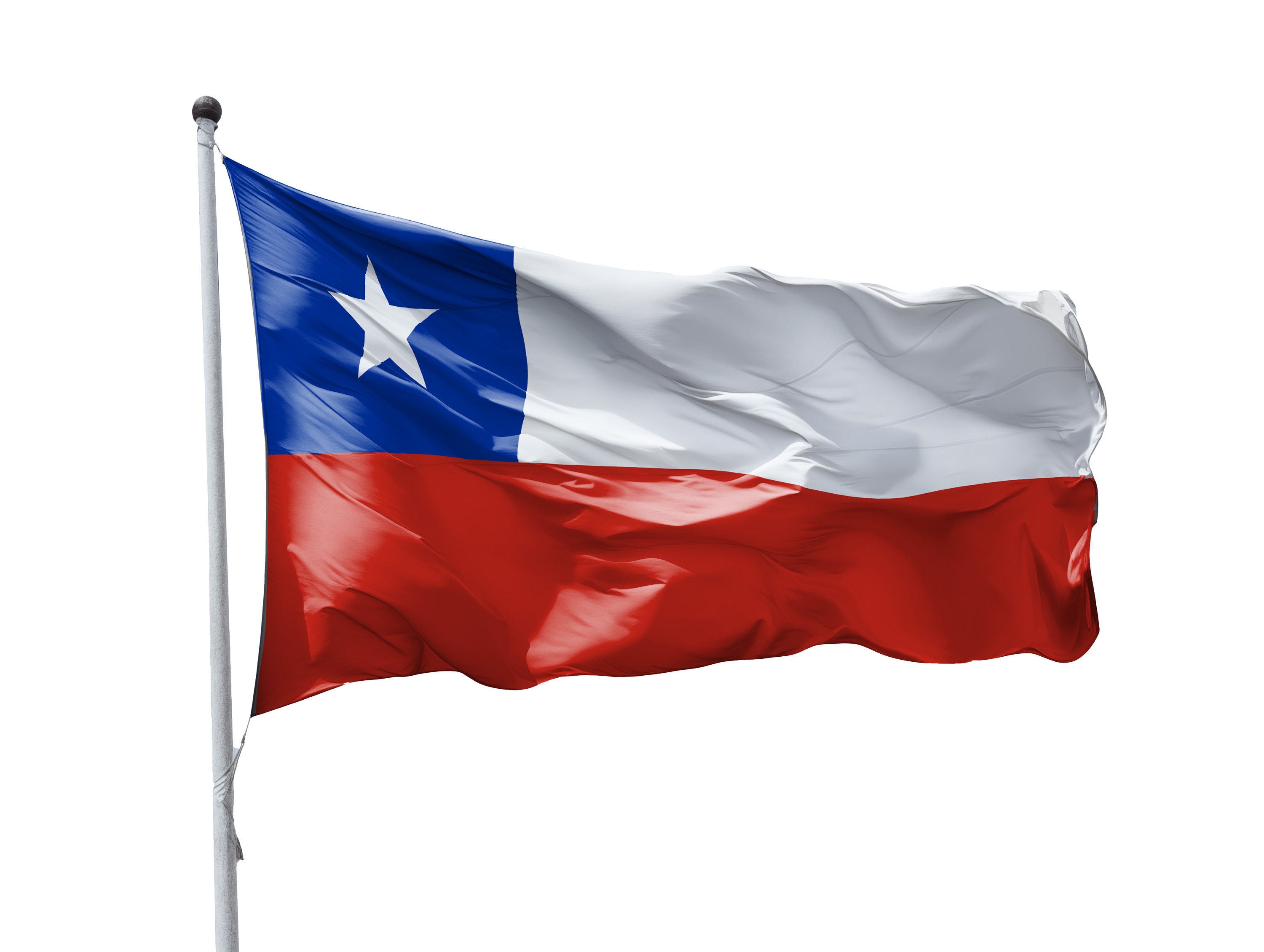 Chile Flag Clipart Set - Chilean Waving Flag High Resolution Pngs ...