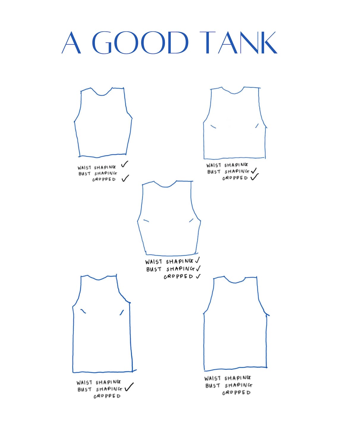 Good Tank PDF Knitting Pattern Areuknittingme Summer Tank - Etsy