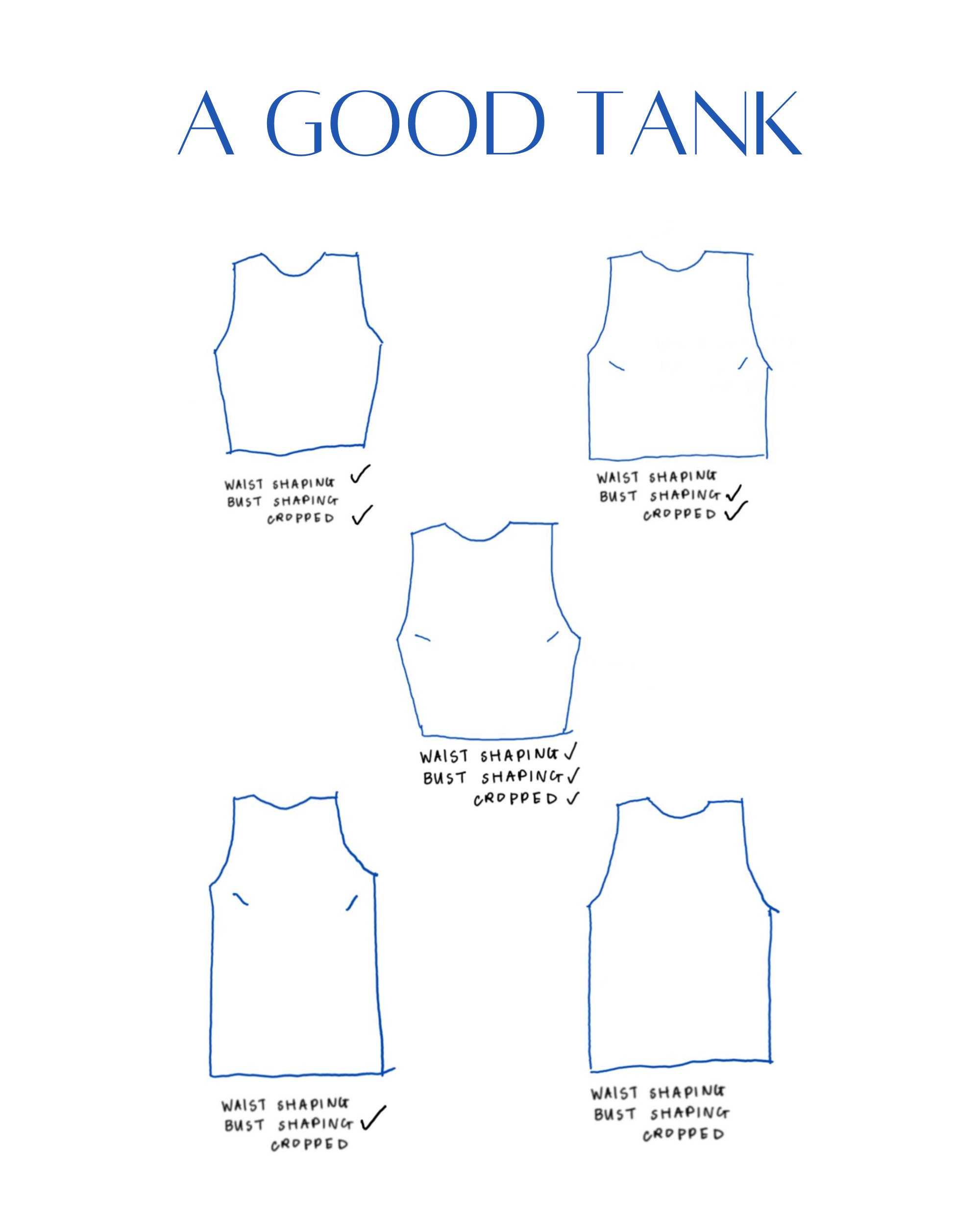 Good Tank | PDF Knitting Pattern, Areuknittingme, Summer Tank Top, Knit ...