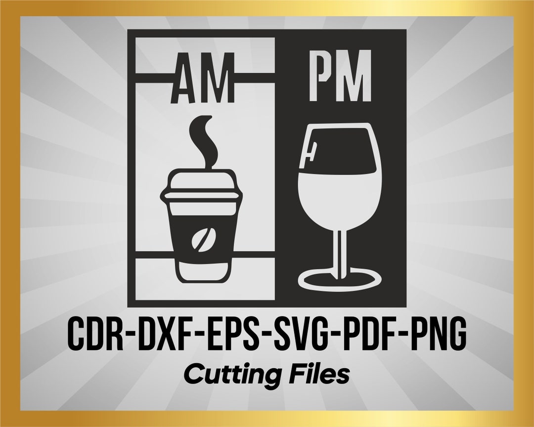 Drink Panel SVG DXF CDR Drink Panel Silhouette Drink Panel - Etsy