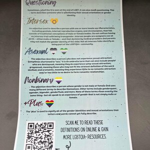 Pride Month Infographic Poster, What is LGBTQIA+ Infographic, Digital ...