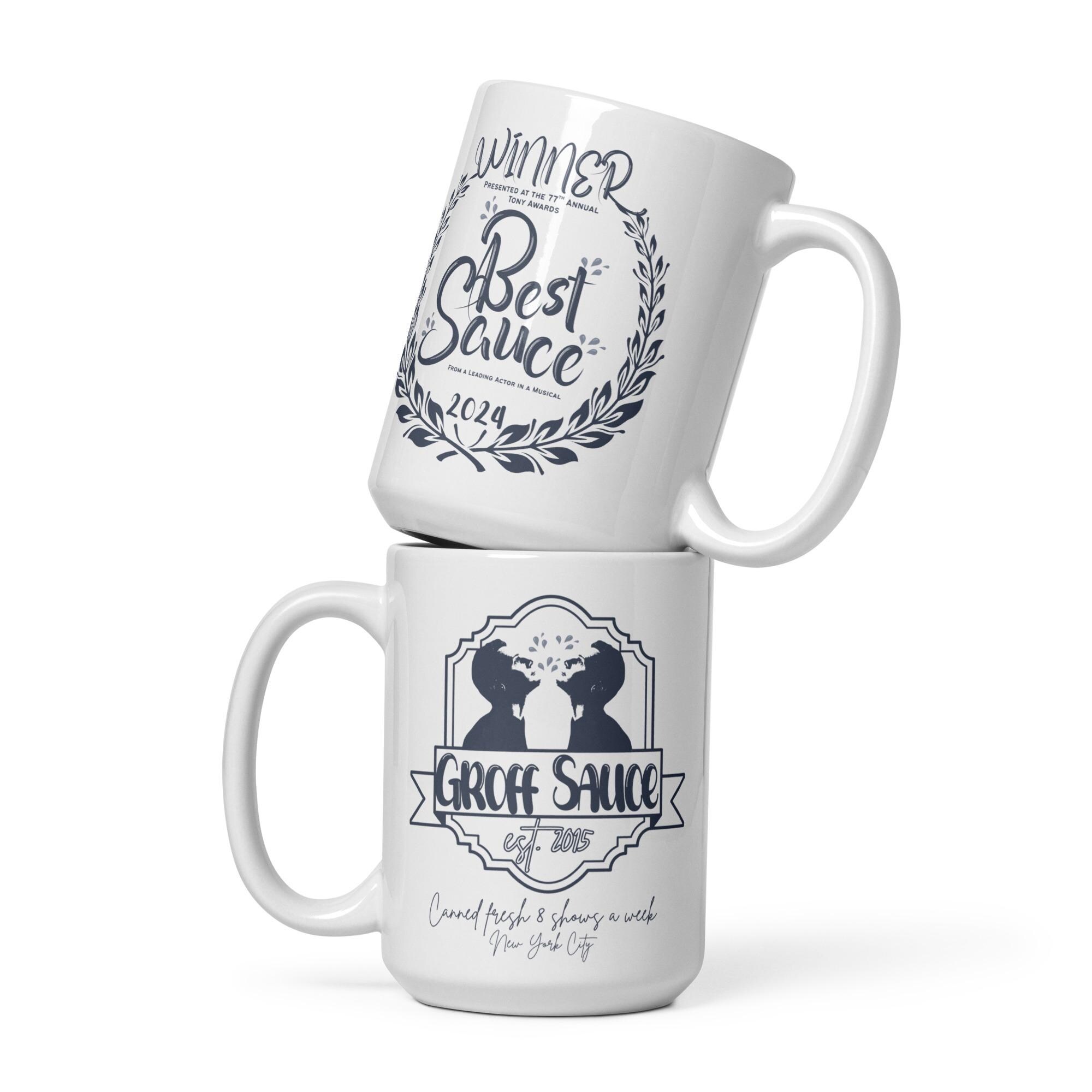 Groff Sauce Stainless Coffee Mug, Theatre Mug, Broadway Water Mug ...