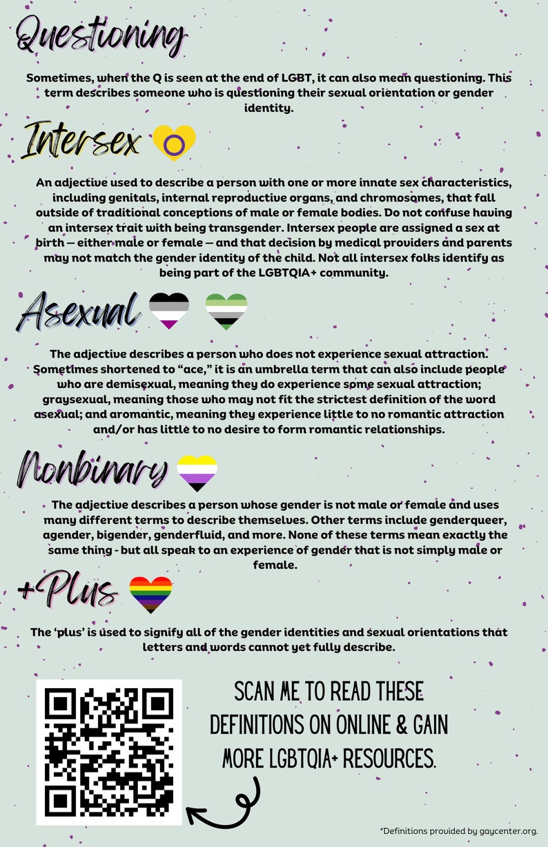 Pride Month Infographic Poster, What is LGBTQIA+ Infographic, Digital ...