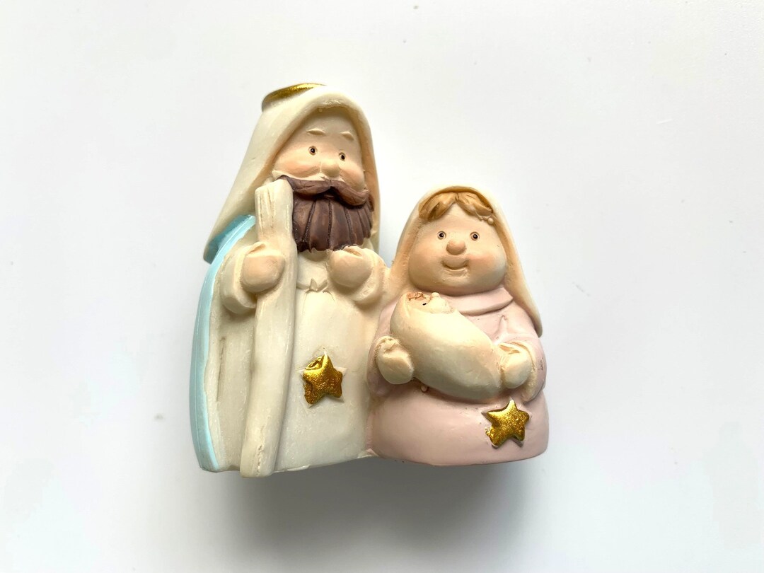 Mini Holy Family 2" - Etsy