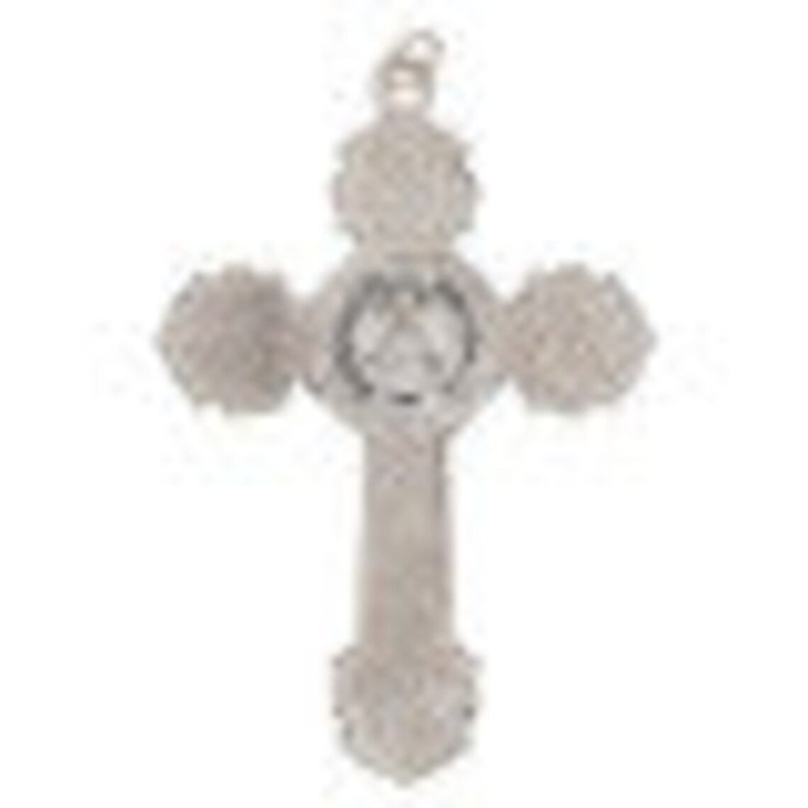St. Benedict Silver 3 1/4 Crucifix Crucifijo San Benito 3 1/4 Pulgadas ...