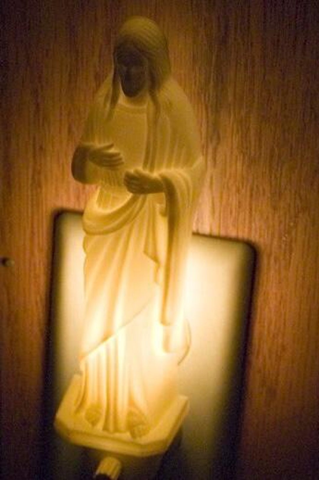 Jesus Night Light Plug-in Jesus Christ Nightlight GOD Light - Etsy