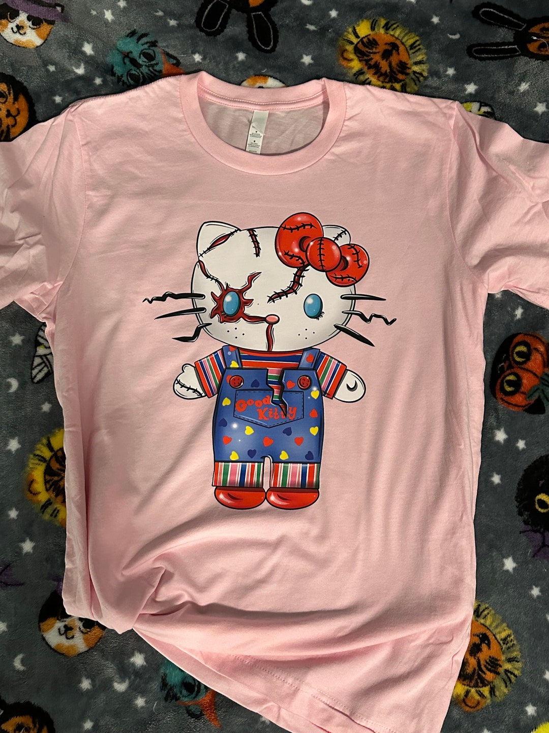 Hello Kitty Chucky Halloween Shirt Cute Halloween Good Kitty Girl ...