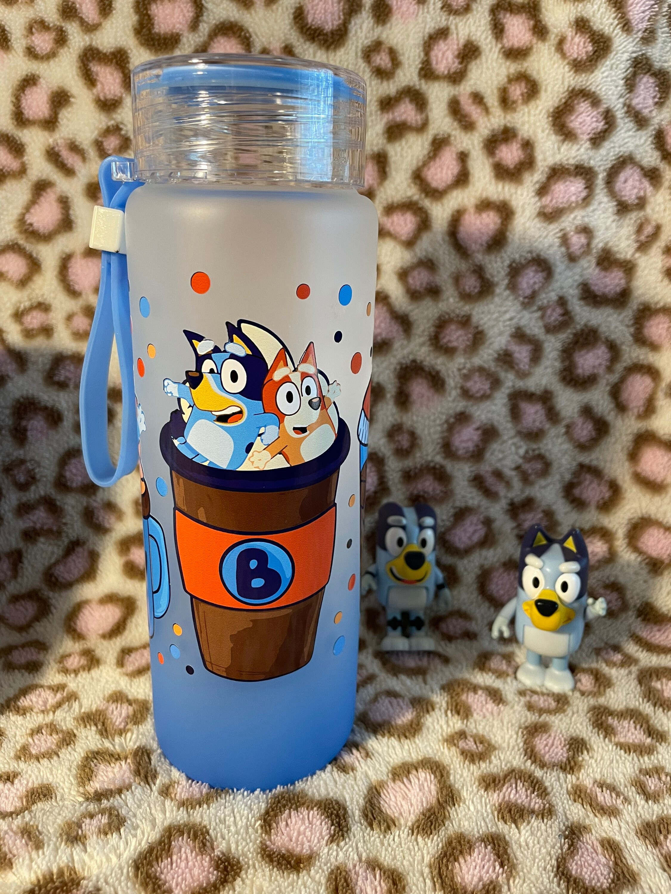 Bluey Frosted Tumbler Bluey Cup Bluey and Bingo Bluey and - Etsy UK