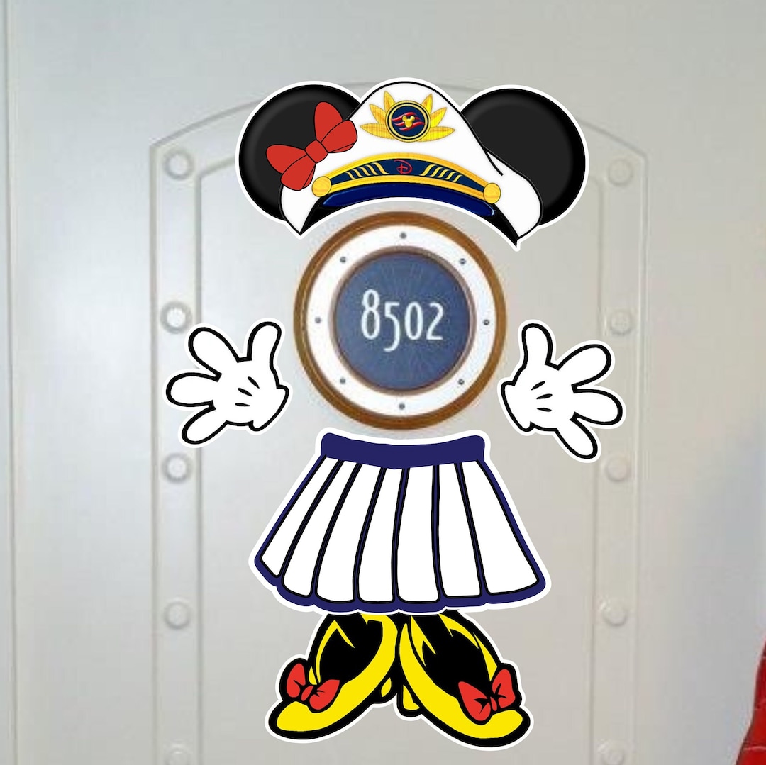 Captain Mouse Cruise Door Magnets - Etsy