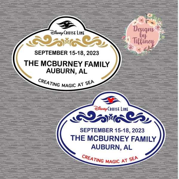 Cruise Name Tag - Etsy