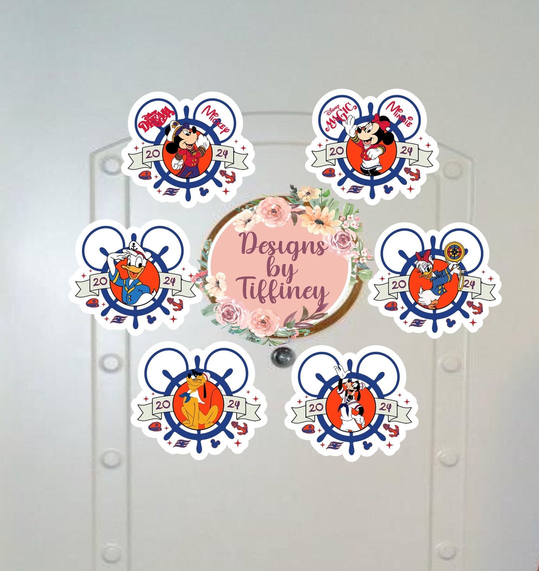 Ship Wheel Disney Inspired Friends Cruise Door Magnets - Etsy