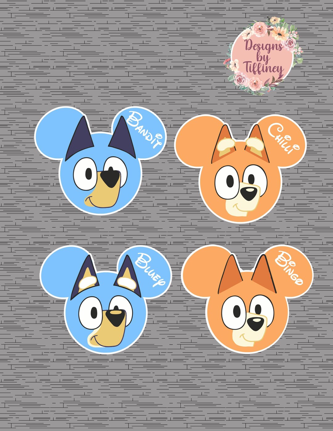 Bluey and Chilli Inspired Customizable Cruise Door Magnets - Etsy