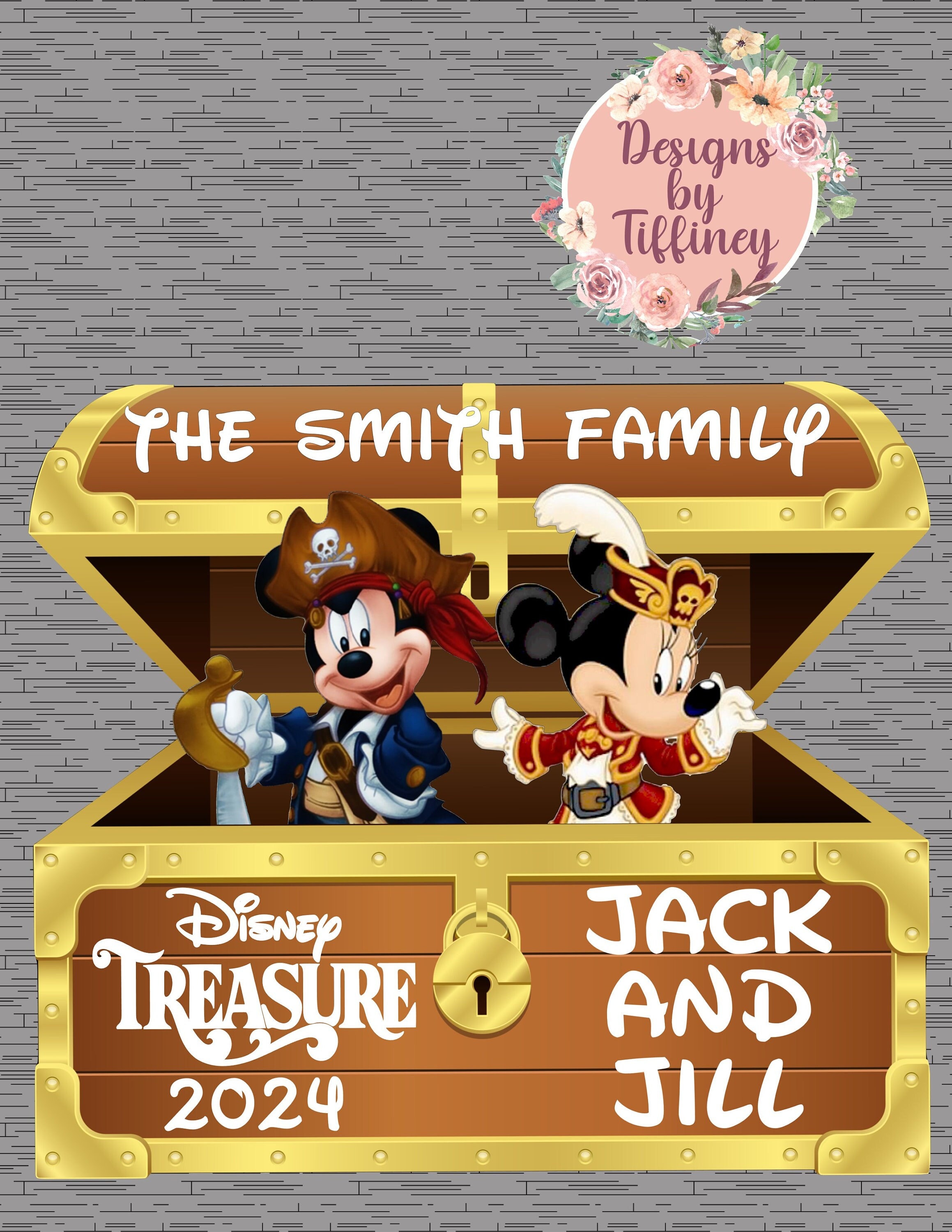 Personalized Treasure Chest Cruise Door Magnets - Etsy