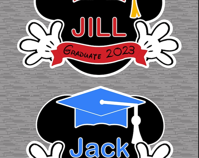 Disney Cruise Door Magnet Graduation Mickey Mouse Magnet Set Chose Your ...