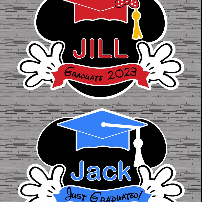 Mickey Graduation - Etsy