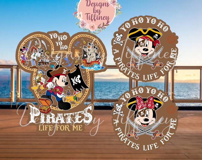 Yo Ho Yo Ho a Pirates Life for Me 24x12 Vinyl Decal Wall Art Custom - Etsy