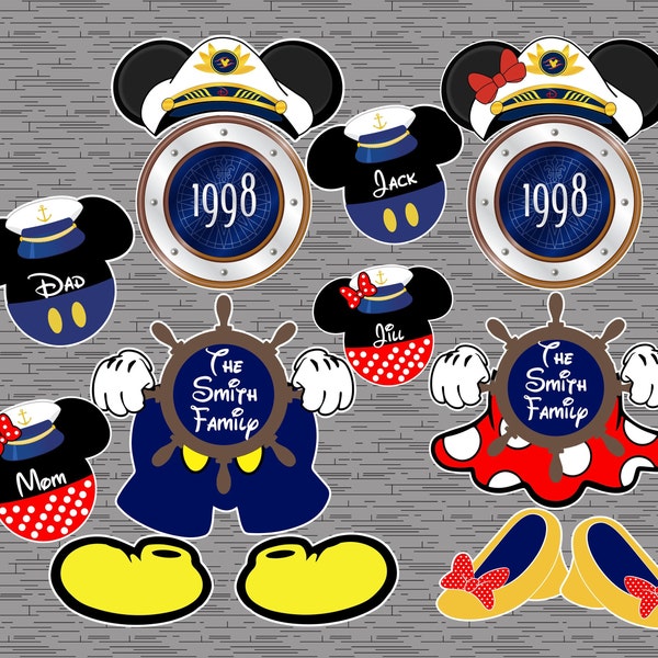 Nautical Mickey Mouse - Etsy