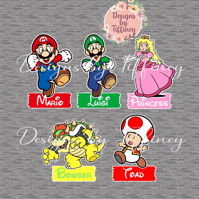 Super Mario Magnets - Etsy