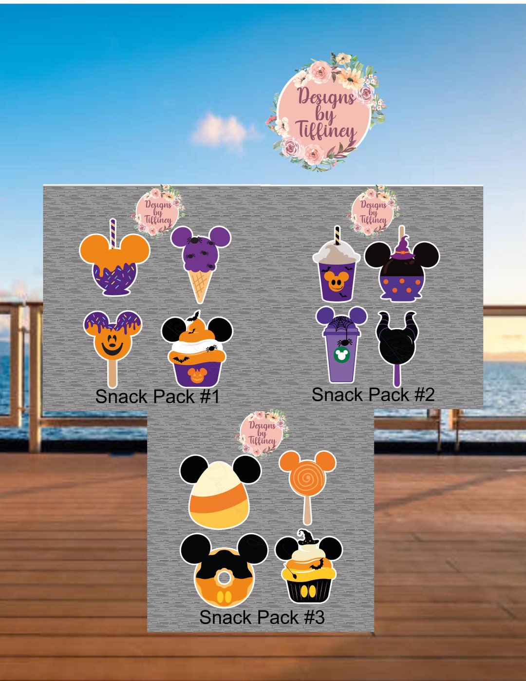 Halloween Snack Magnets-set of 4 - Etsy