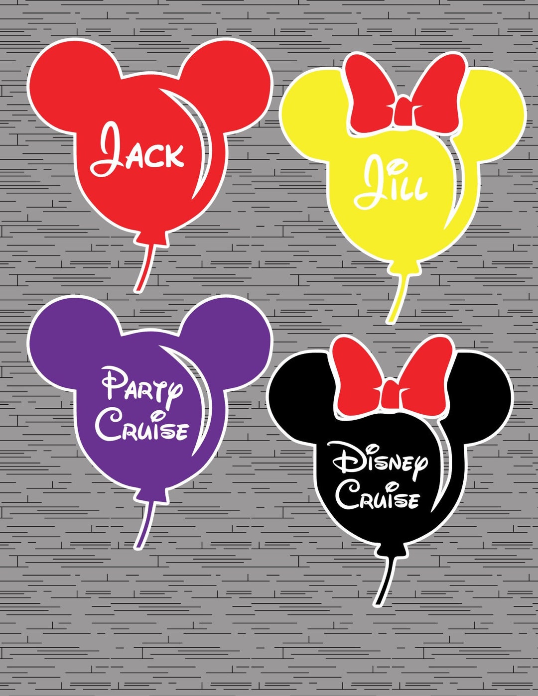 Disney Cruise Balloon Door Magnets - Etsy