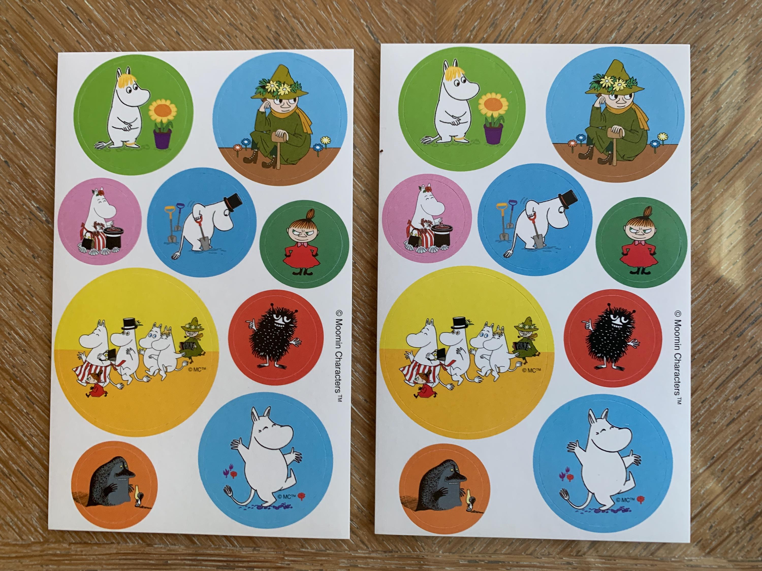 Moomin Stickers for Crafts, From Finland - Etsy