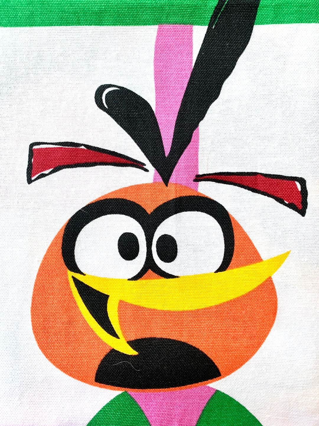 Vintage, Angry Birds Fabric, Forest, Vallila Interior, Finland - Etsy