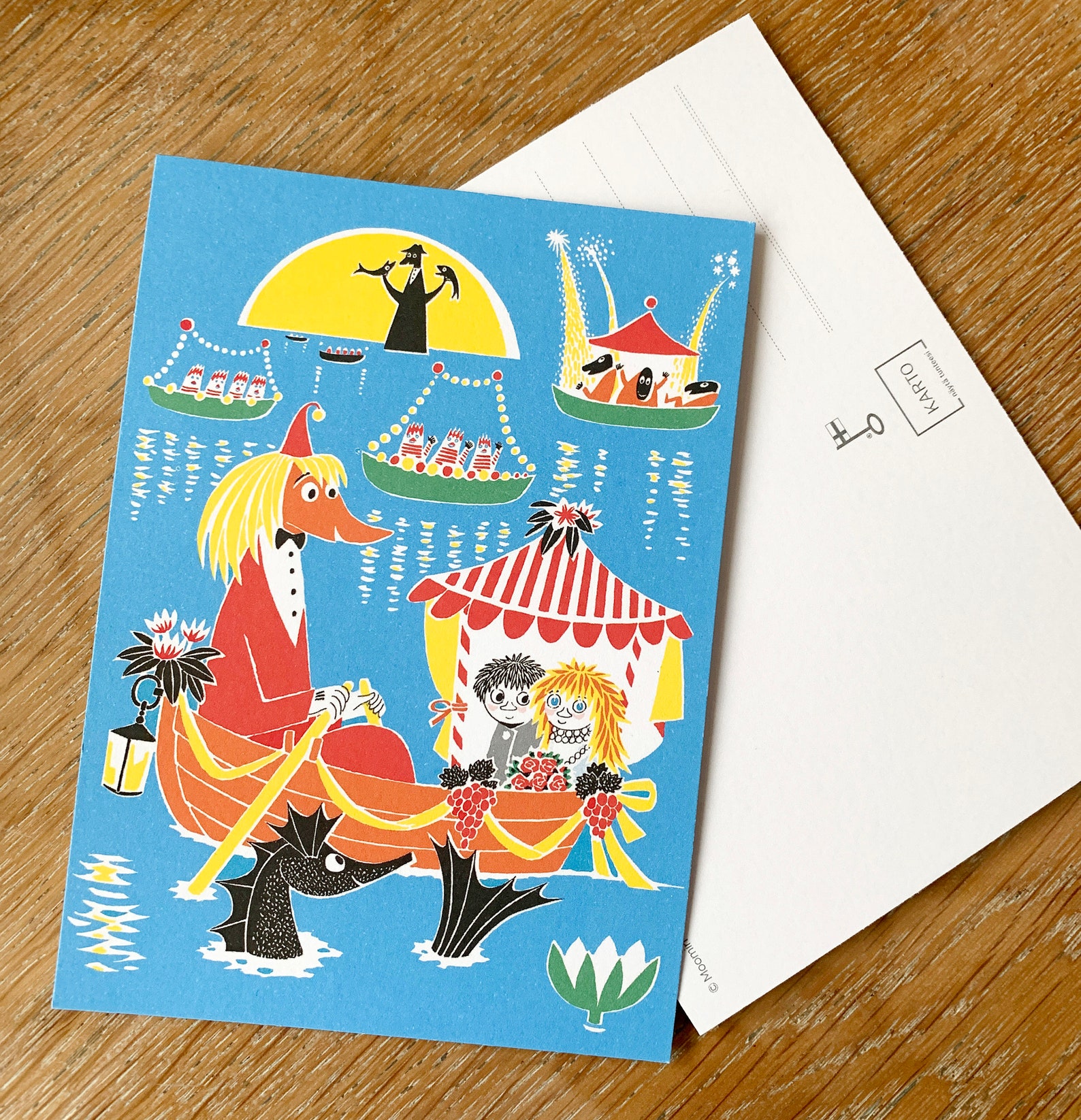 Moomin Postcard, Fillyjonk, Moomin Wedding - Etsy