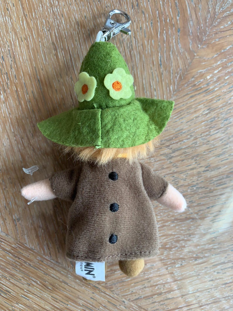 Retro Moomin Snufkin Keychain Mascot or Bag Deco Hanging - Etsy
