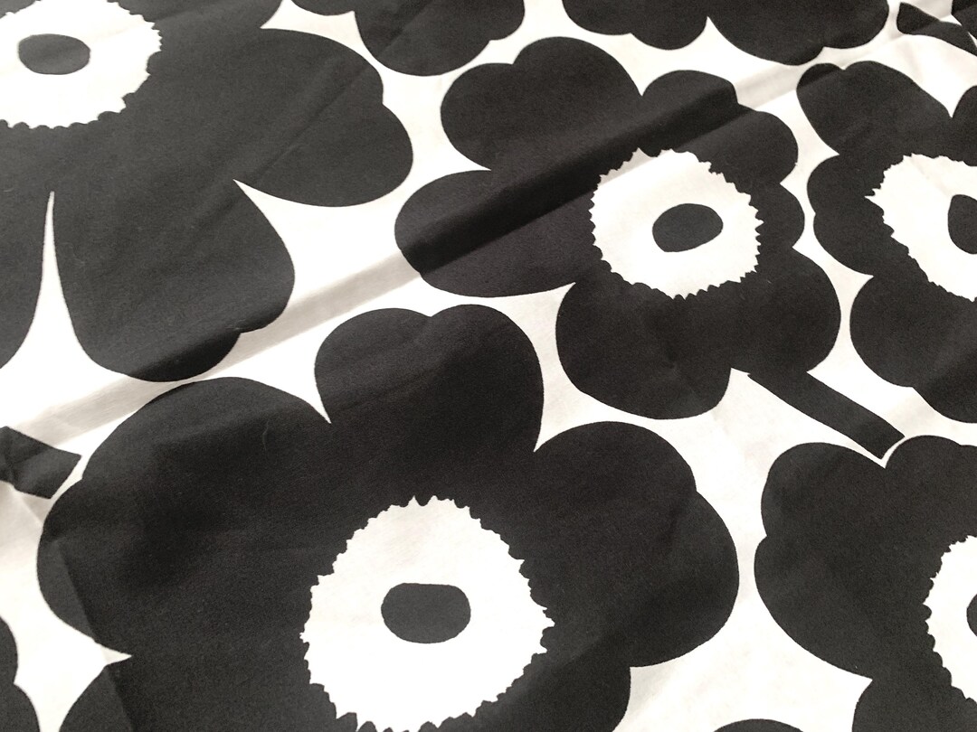 Marimekko, "little Unikko" - Flower Pattern, Cotton Piece of Fabric ...