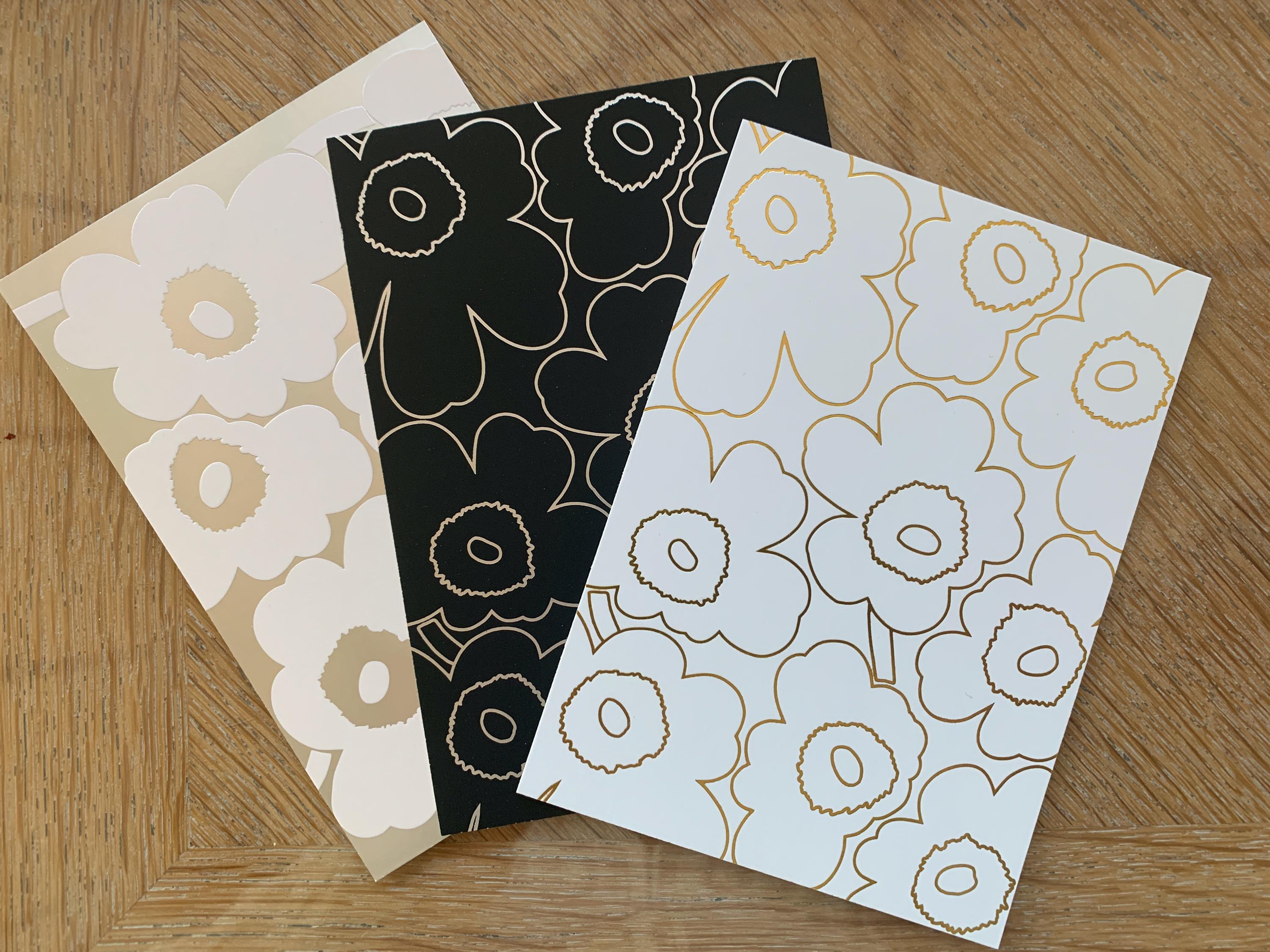 Timeless, Marimekko Unikko Pattern, Postcard Set From Finland - Etsy