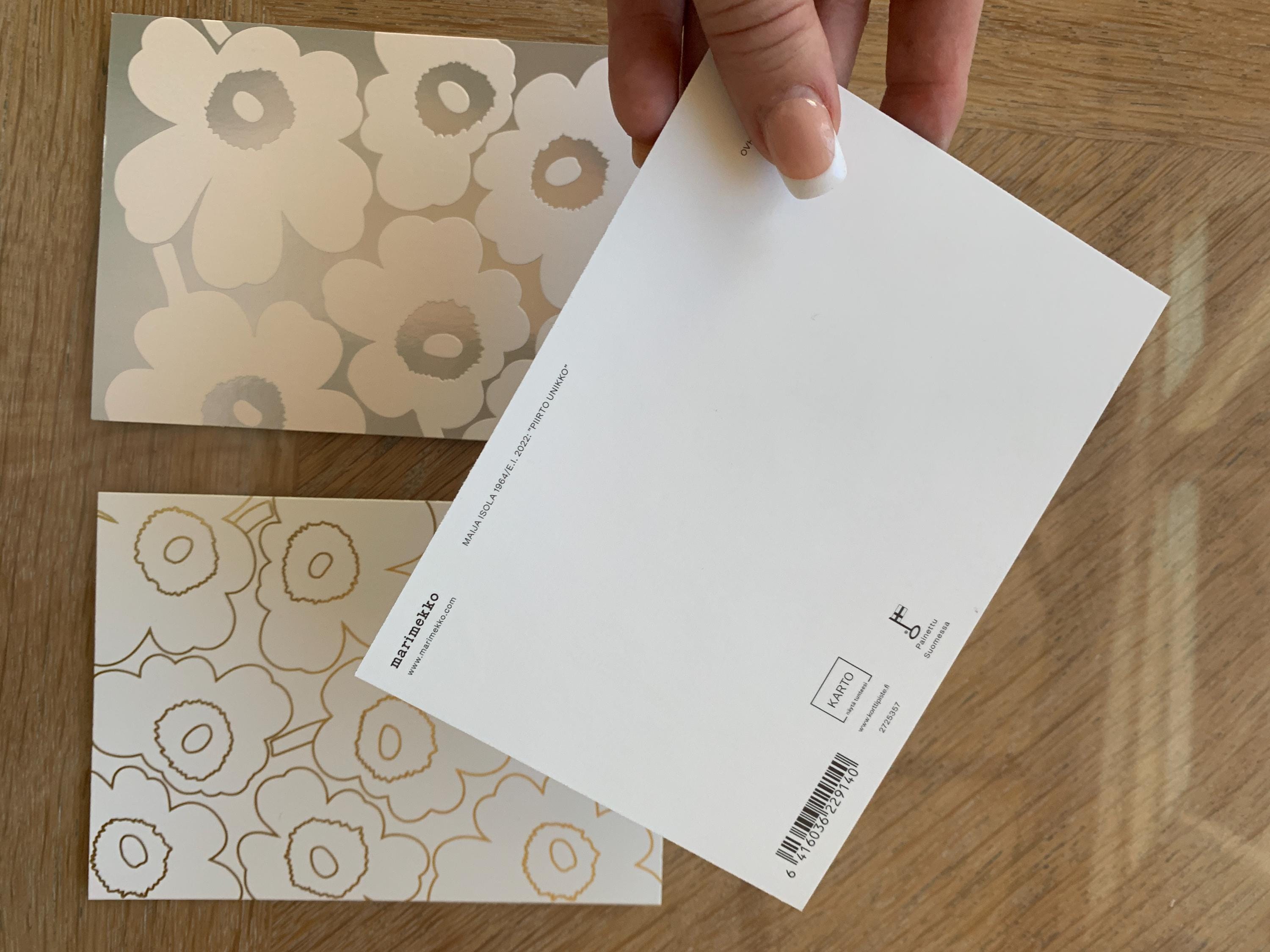 Timeless, Marimekko Unikko Pattern, Postcard Set From Finland - Etsy