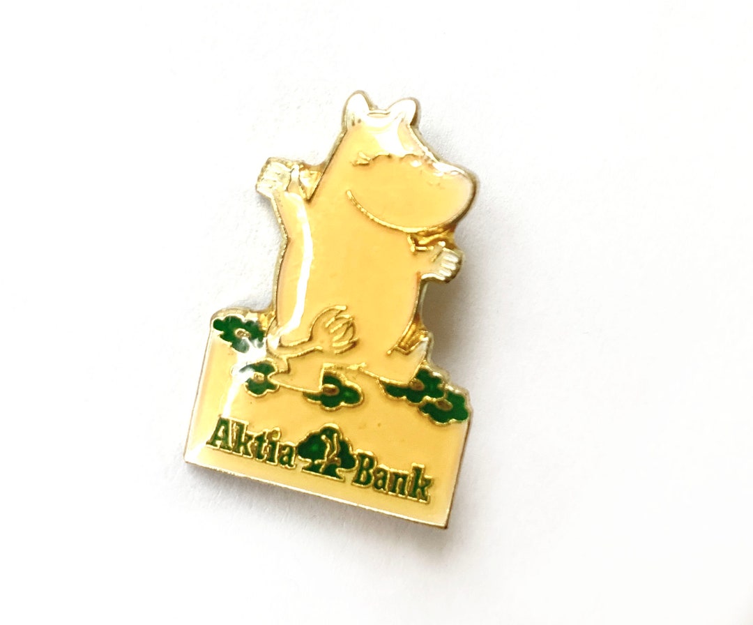 Moomin Collectable Vintage Pin, Brooch, From Finland. Moomintroll 90s ...